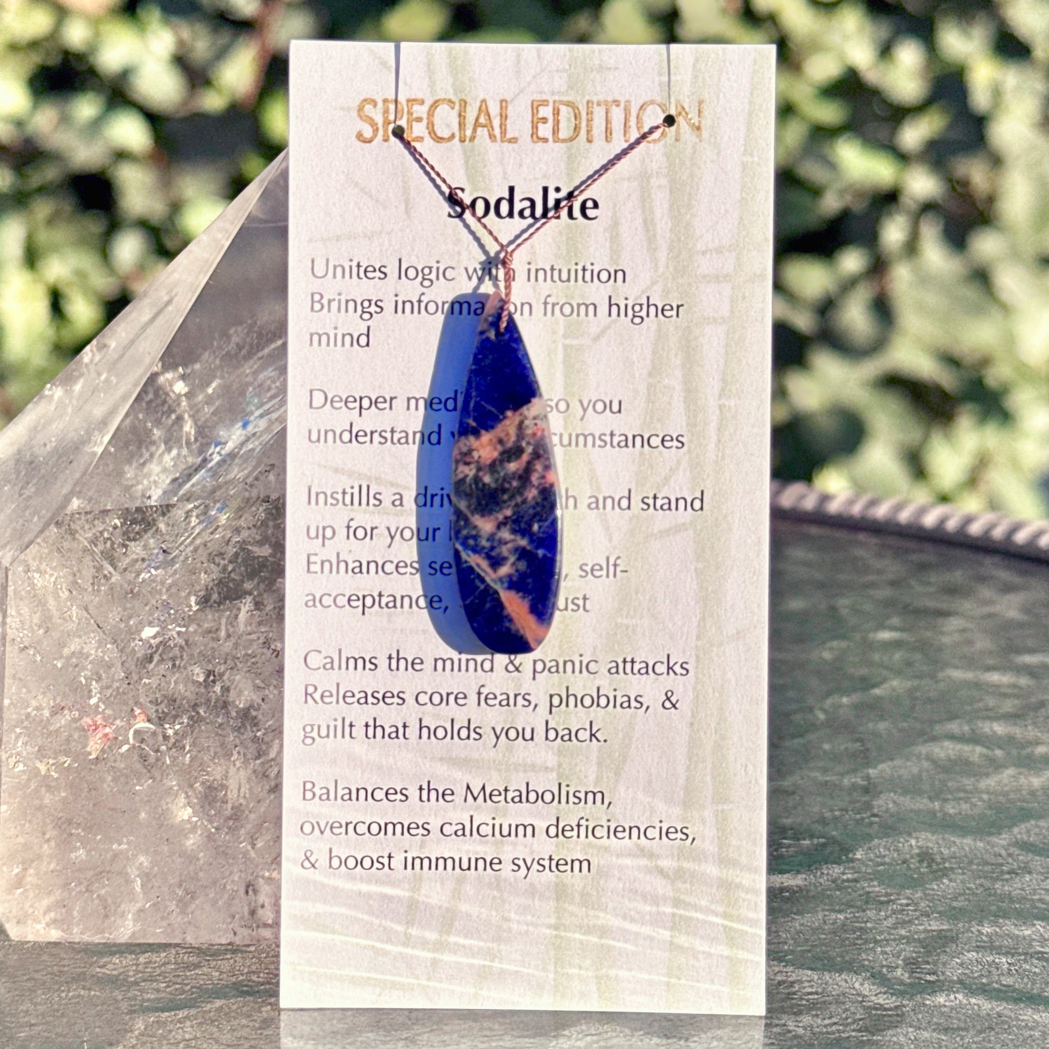 Sodalite Drop Bead Special Edition 17" – Crystal Works Austin