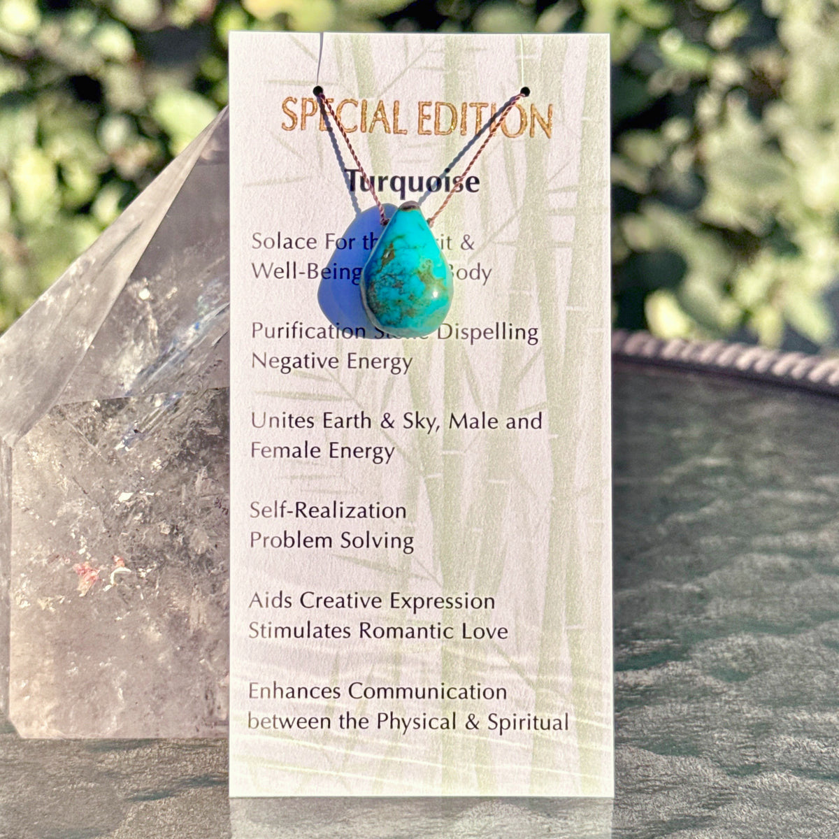 Turquoise Drop Bead Special Edition 15" – Crystal Works Austin