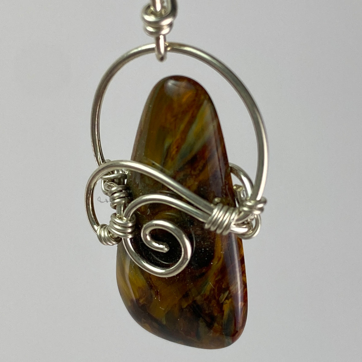 Pietersite Pendant – Crystal Works Austin